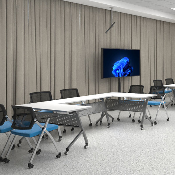 Bruno Flip top Training Table - Leadcom Seating Office Furniture