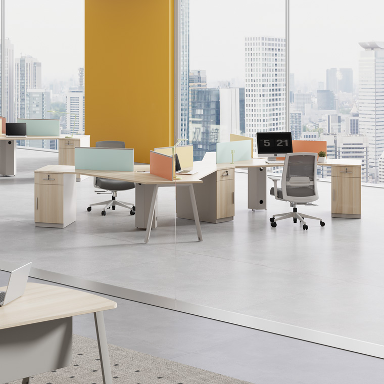 Ergonomic Office Staff Workstation Setup for Comfort & Productivity