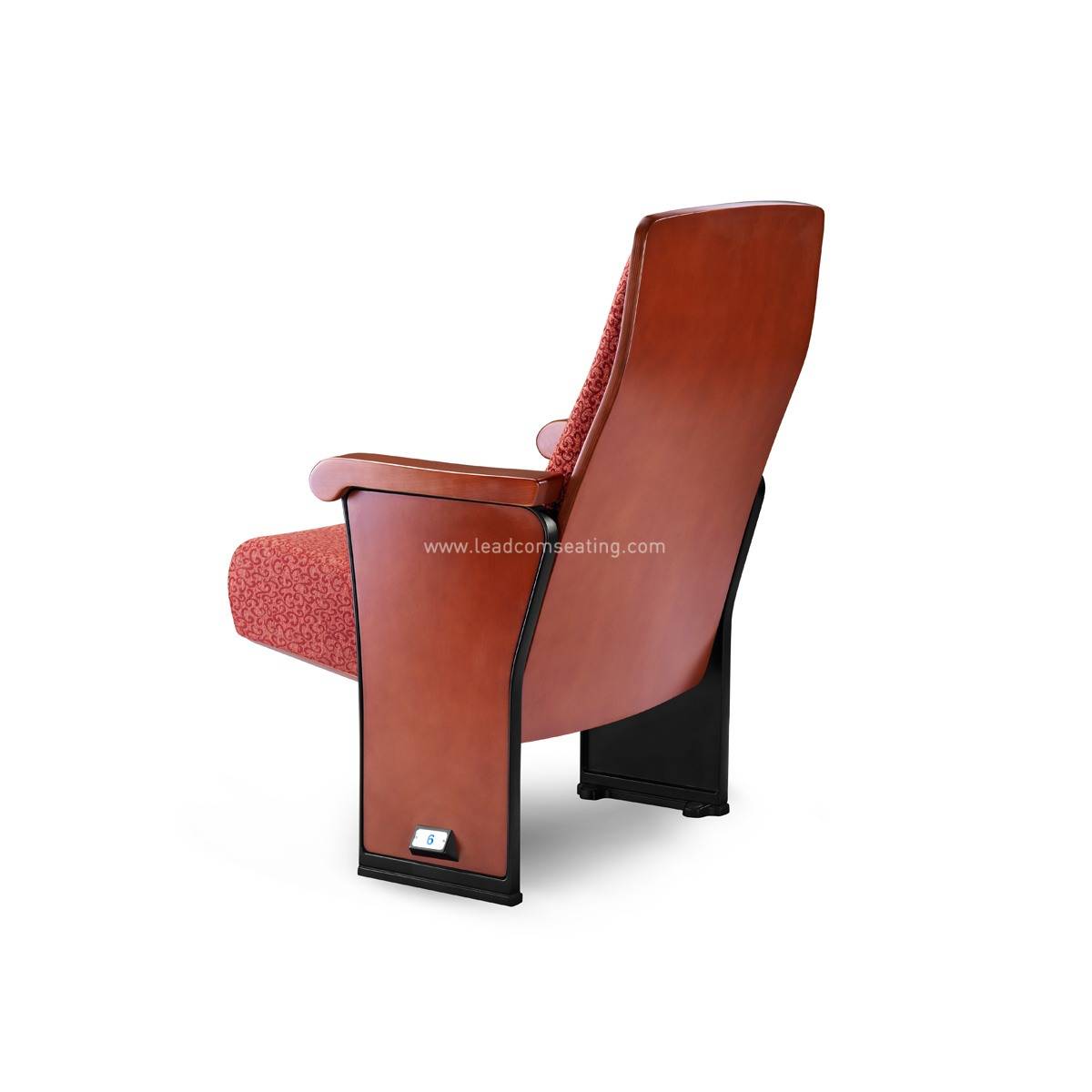 Auditorium seating with wood outerback - Leadcom Seating